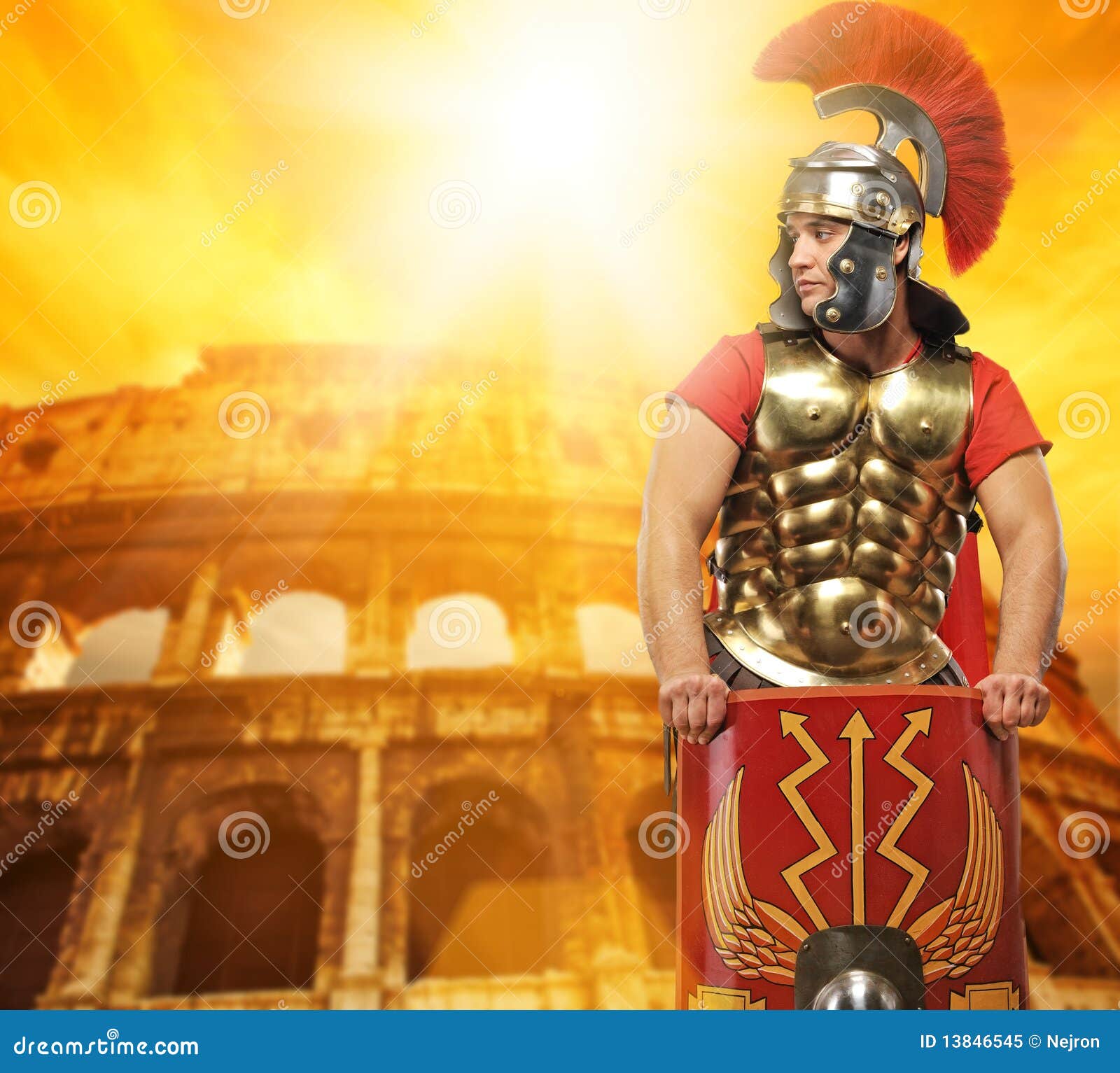 Soldato Romano Del Legionary Immagine Stock - Immagine di storia ...