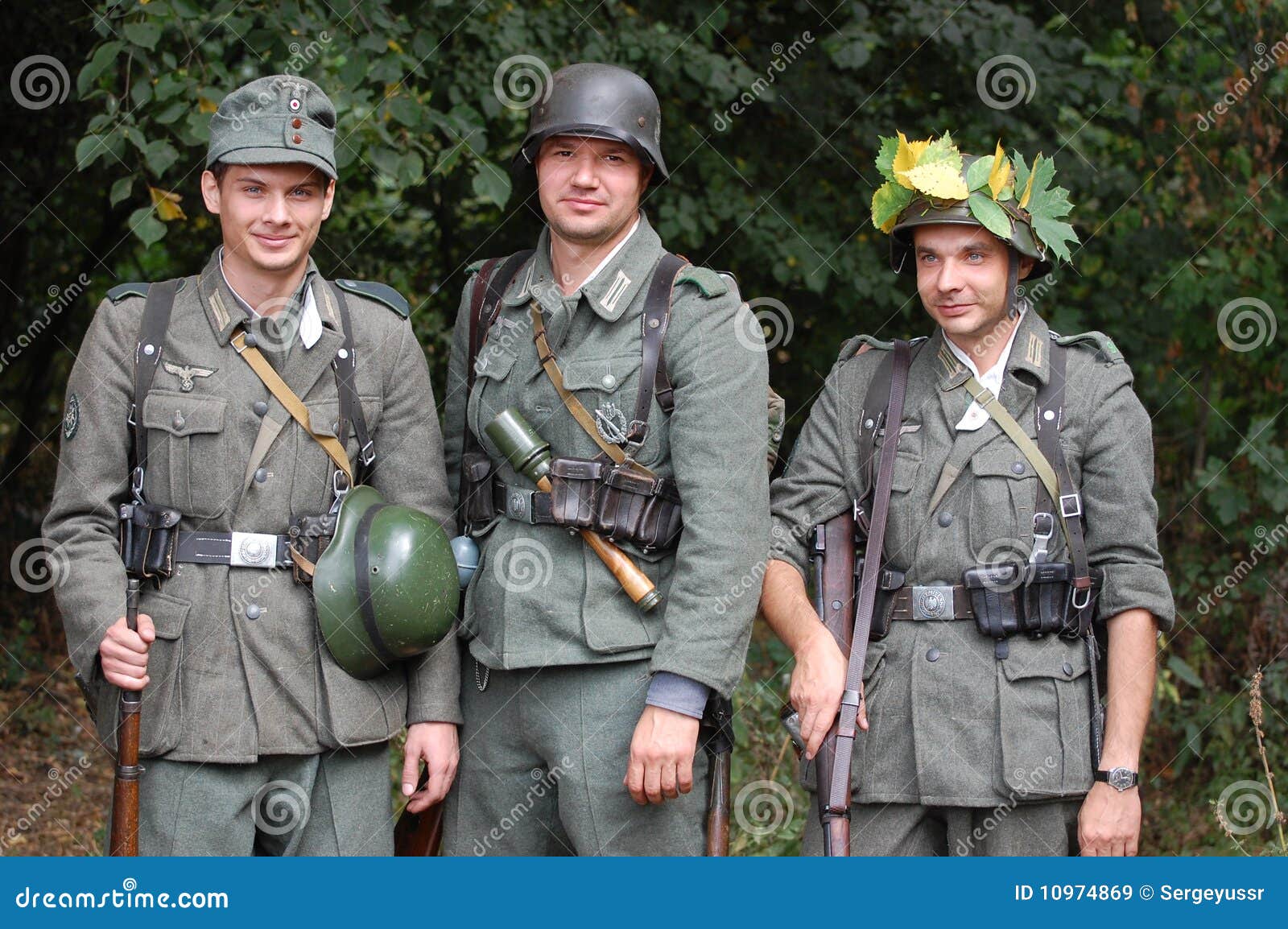 Soldats allemands de WW2 image stock. Image du personne - 10974869