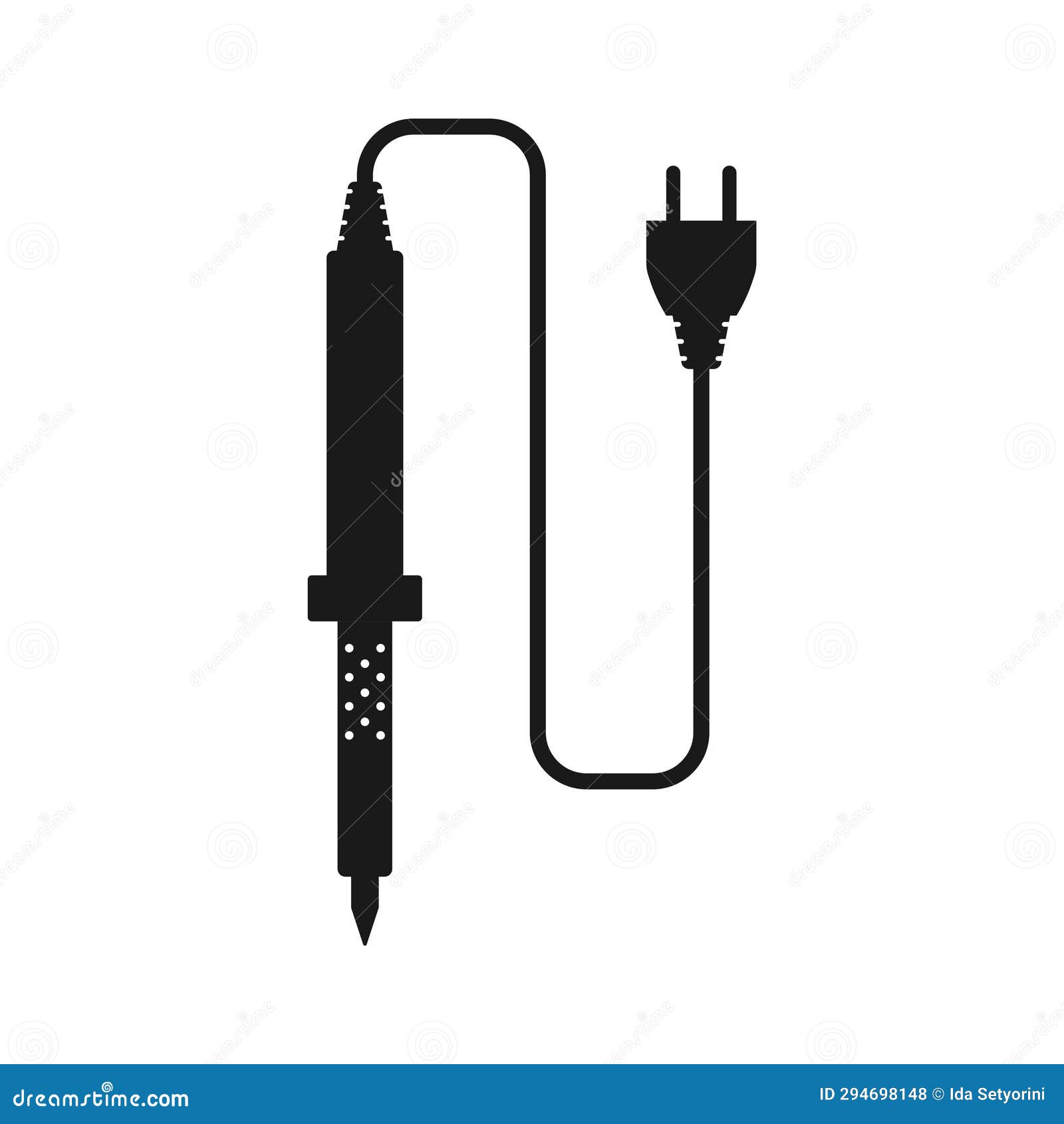 Solder iron icon vector stock illustration. Illustration of graphic ...