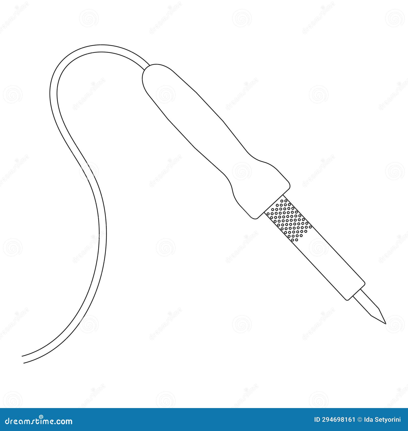 Engineer Solder Motherboard Cartoon Vector | CartoonDealer.com #97709633
