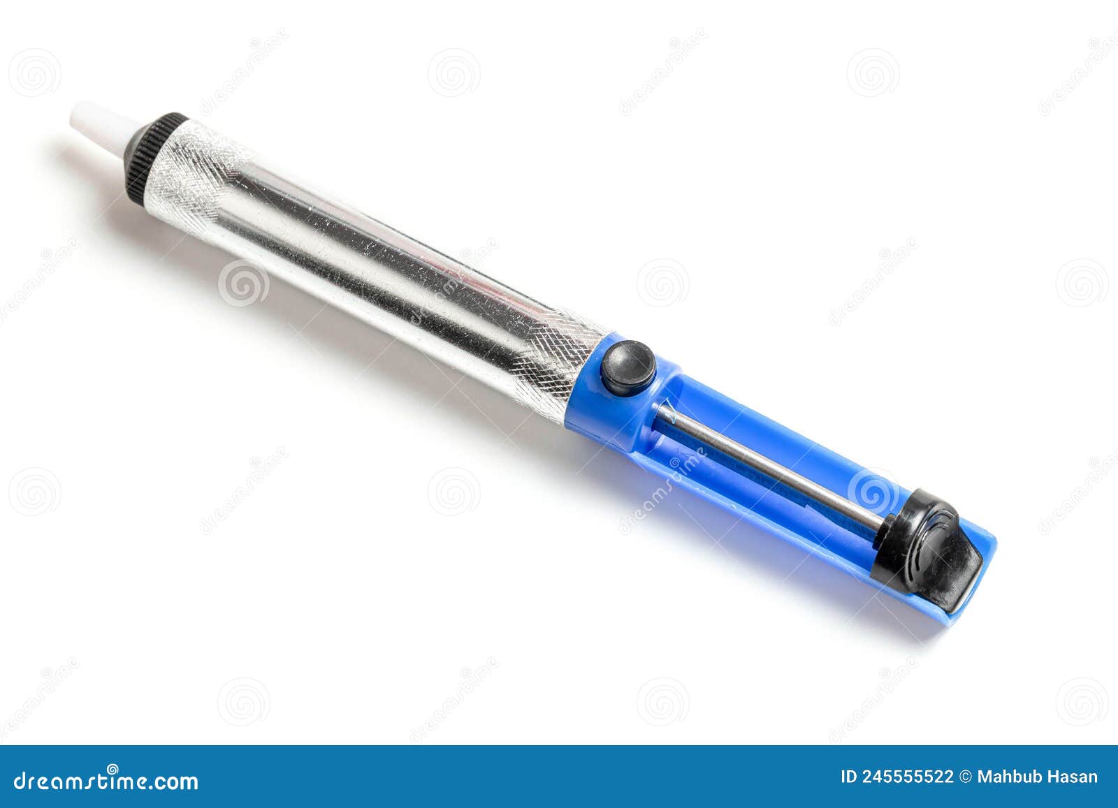 Solder Sucker Desoldering Pump Soldering White Background Stock Photos ...
