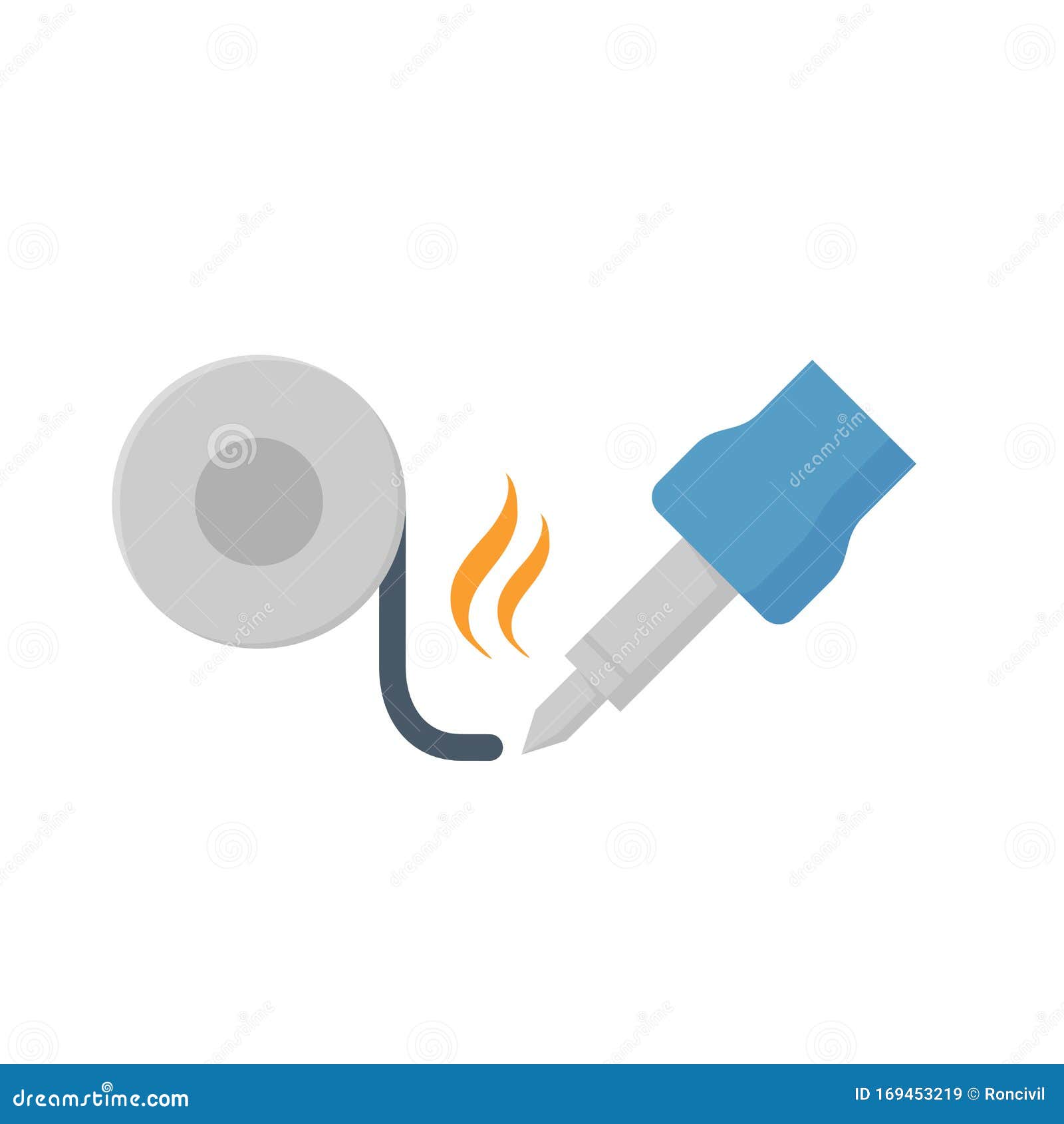Solder tools icon stock vector. Illustration of industry - 169453219