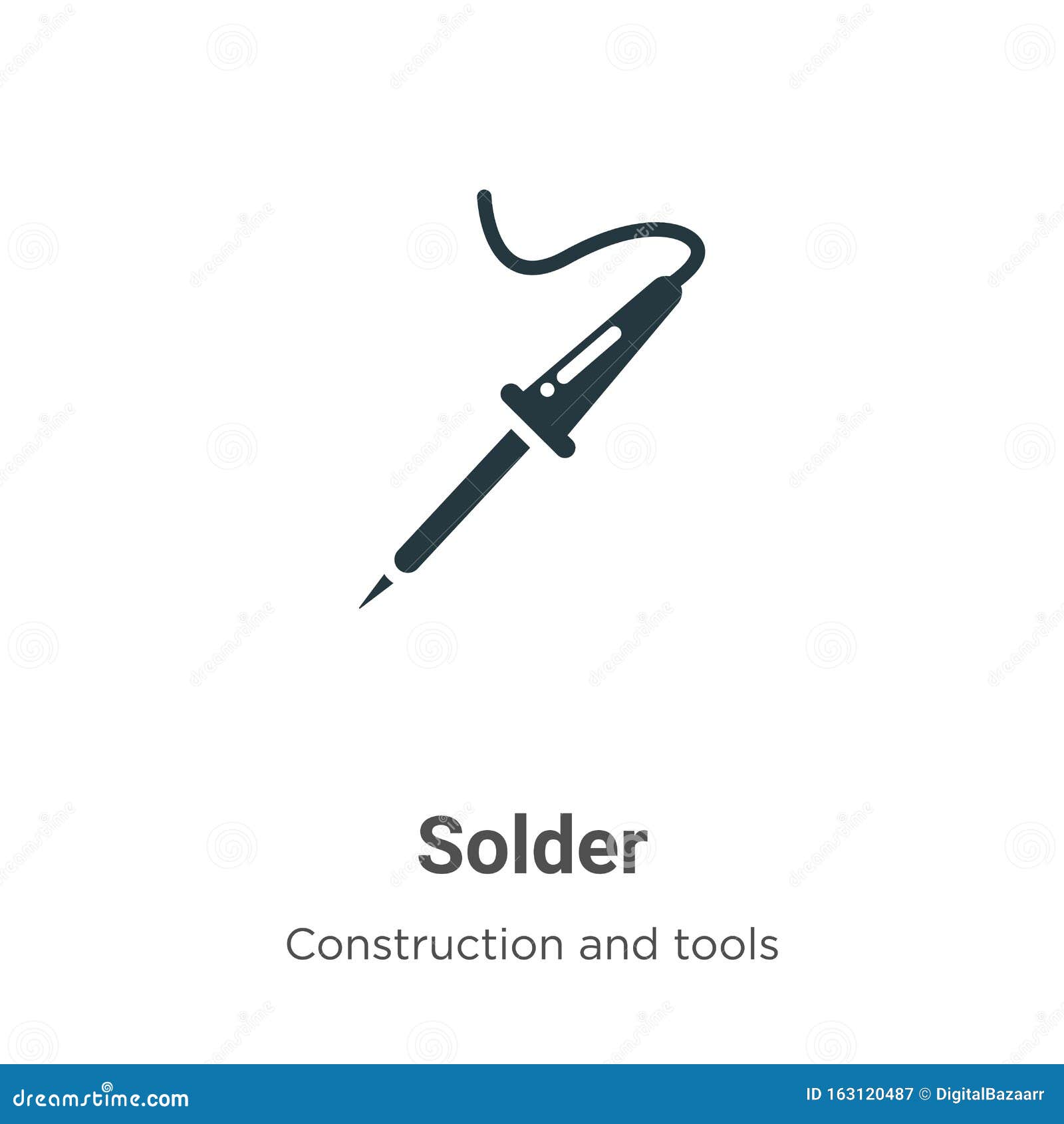 Solder Tools Icon Cartoon Vector | CartoonDealer.com #169461175