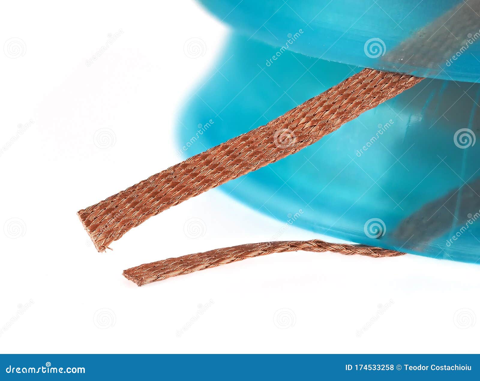 Solder Wick or Desoldering Braid Stock Photo - Image of industry ...