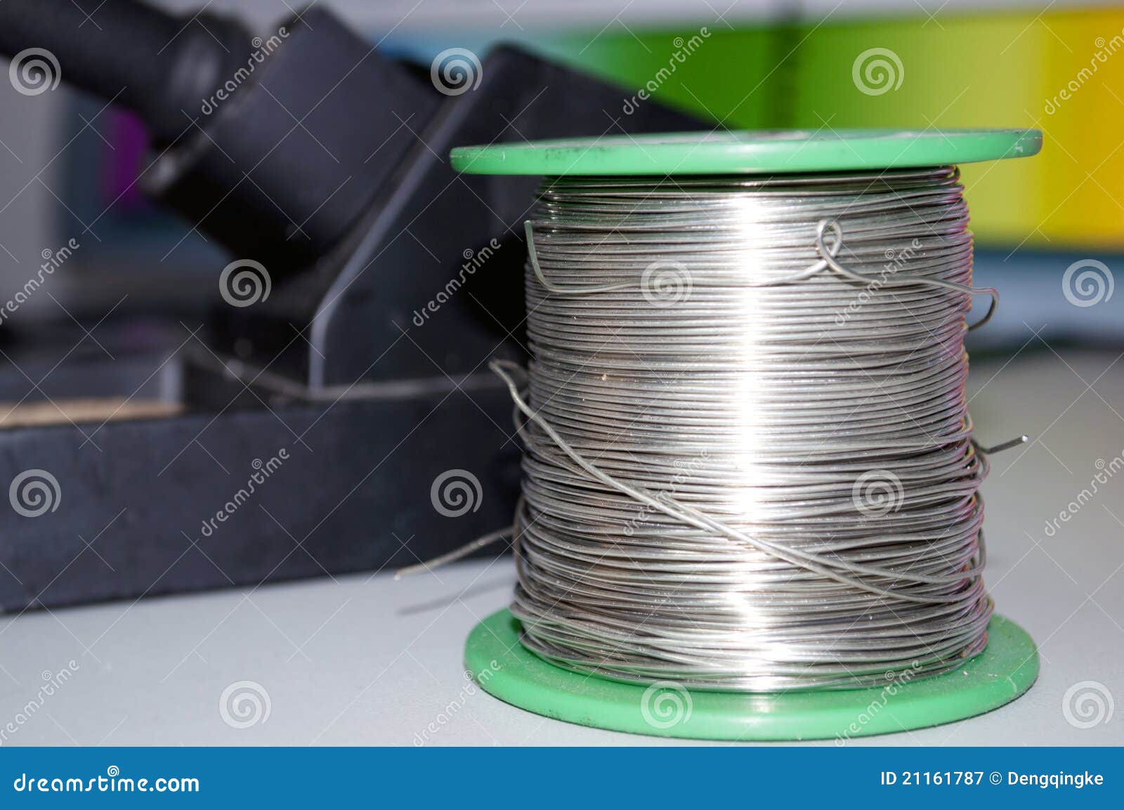 Solder wire stock image. Image of macro, closeup, solder - 21161787