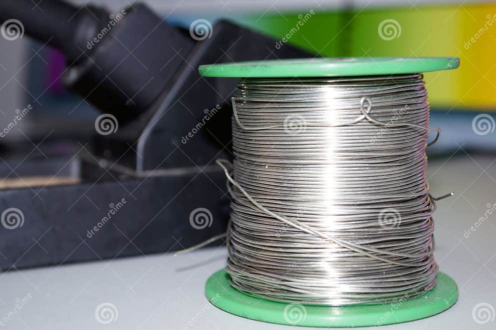 Solder wire stock image. Image of macro, closeup, solder - 21161787