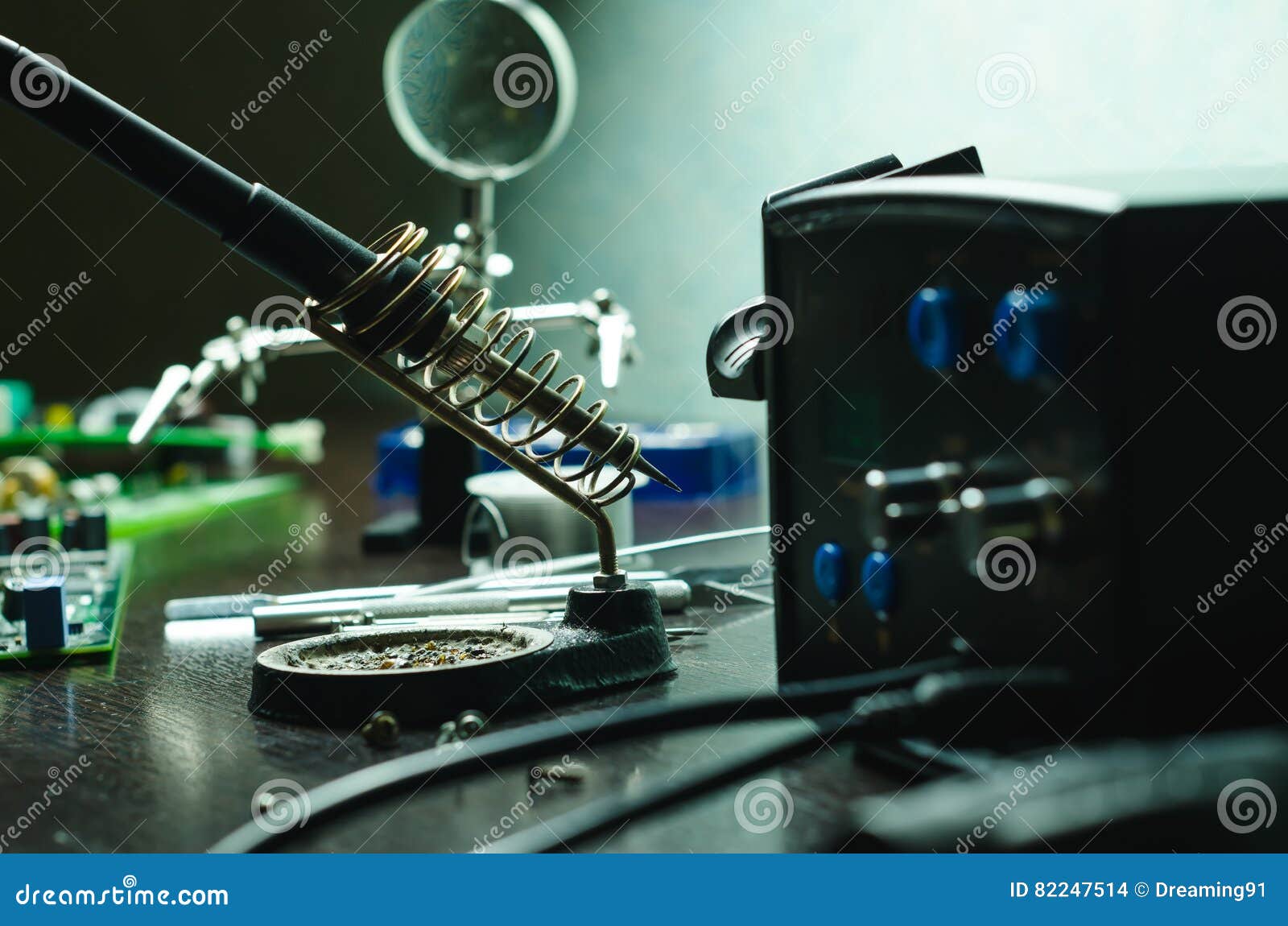 Solderer stock photo. Image of board, equipment, hand - 82247514