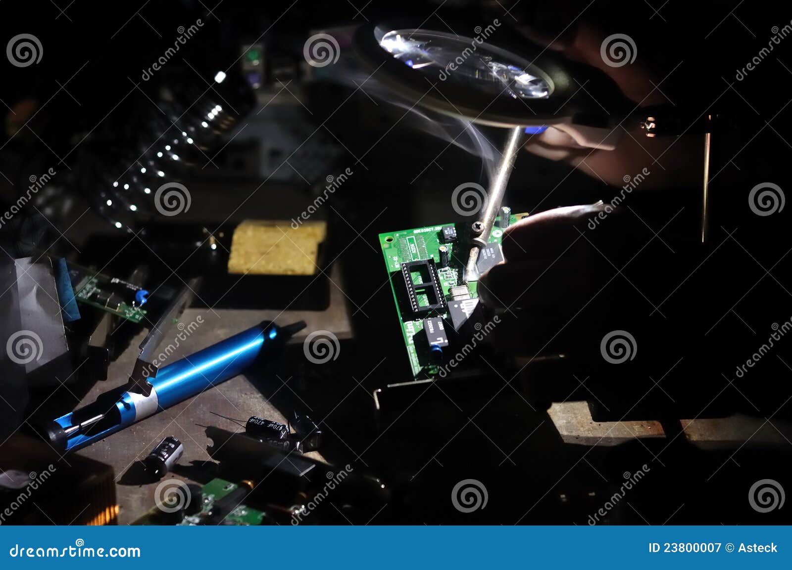 Soldering stock image. Image of electrotechnics, electric - 23800007