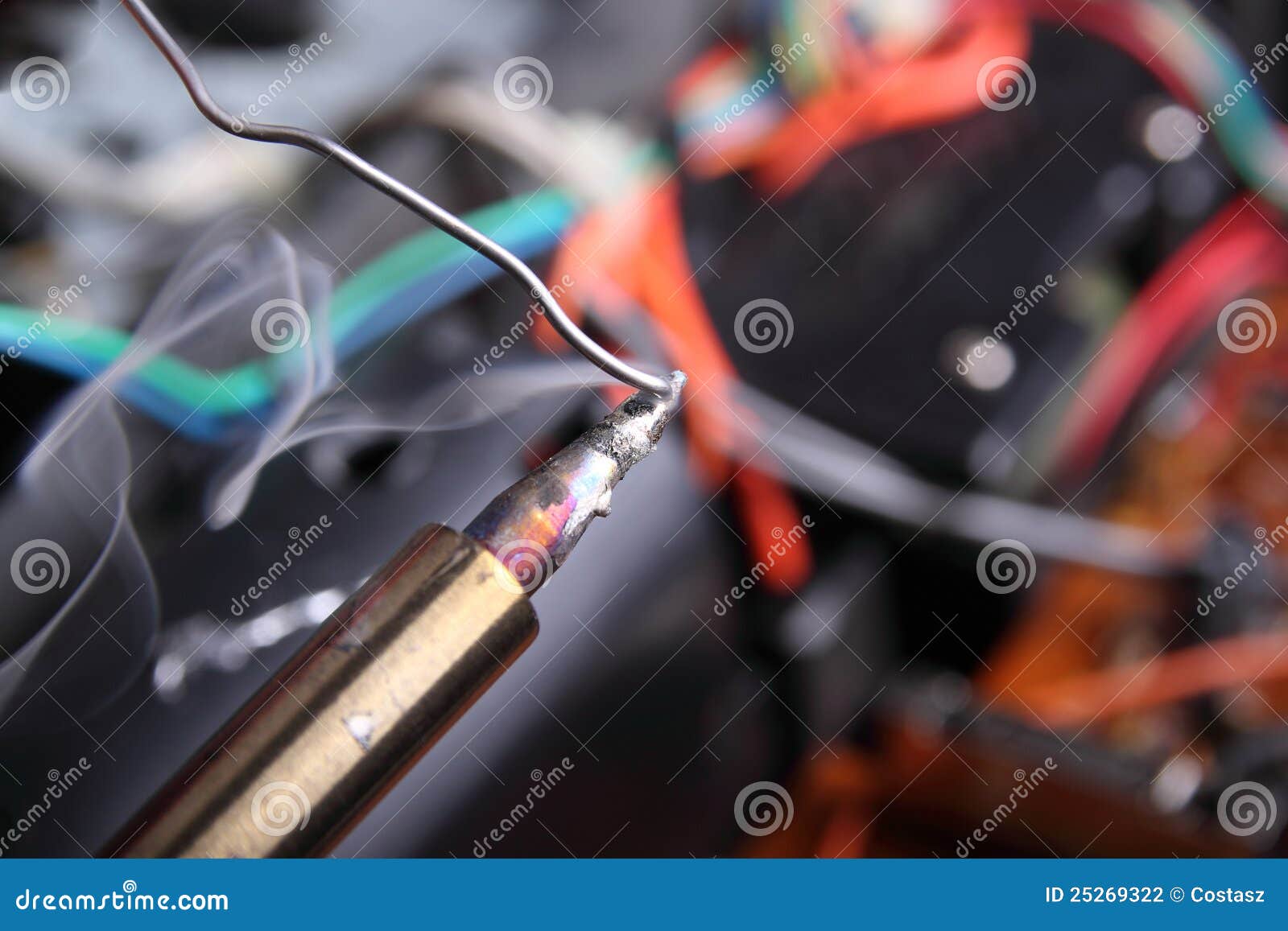 Soldering stock photo. Image of cable, board, industrial - 25269322