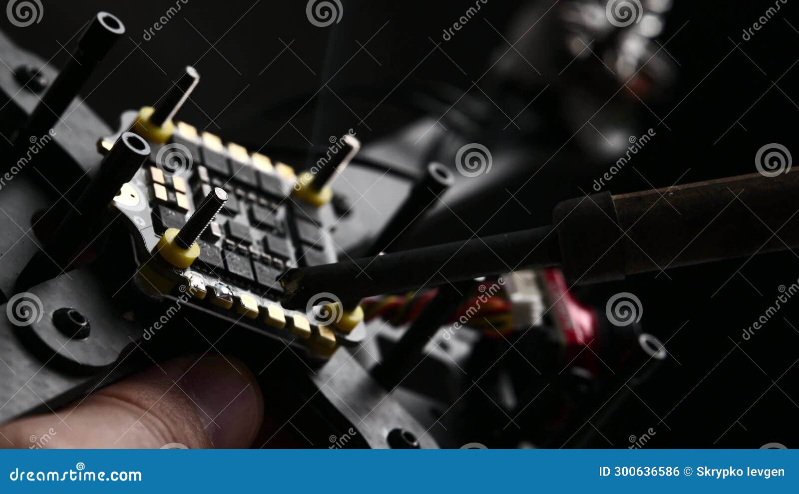 Soldering Connections on Microchip Stock Footage - Video of tool ...