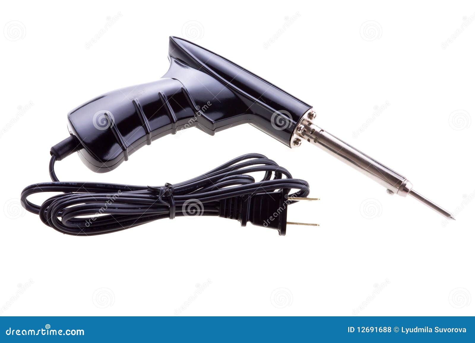 Soldering gun stock photo. Image of join, metal, amps - 12691688