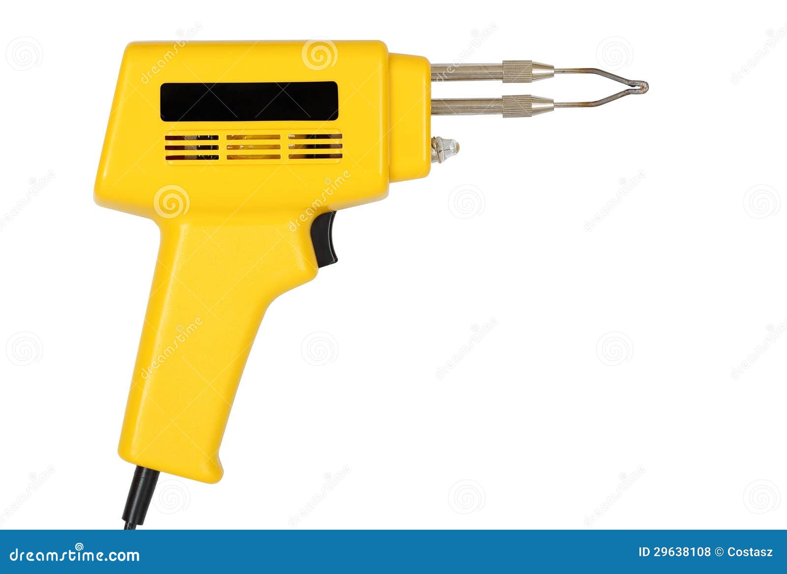 Soldering gun stock photo. Image of cutout, handle, plastic - 29638108