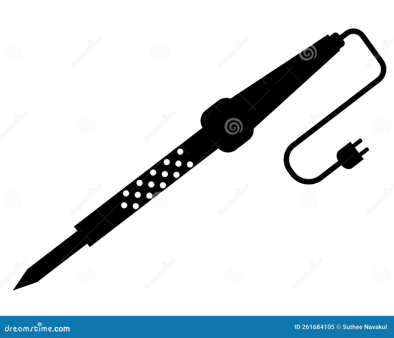 Soldering Icon on White Background. Soldering Iron Sign. Tool Symbol ...