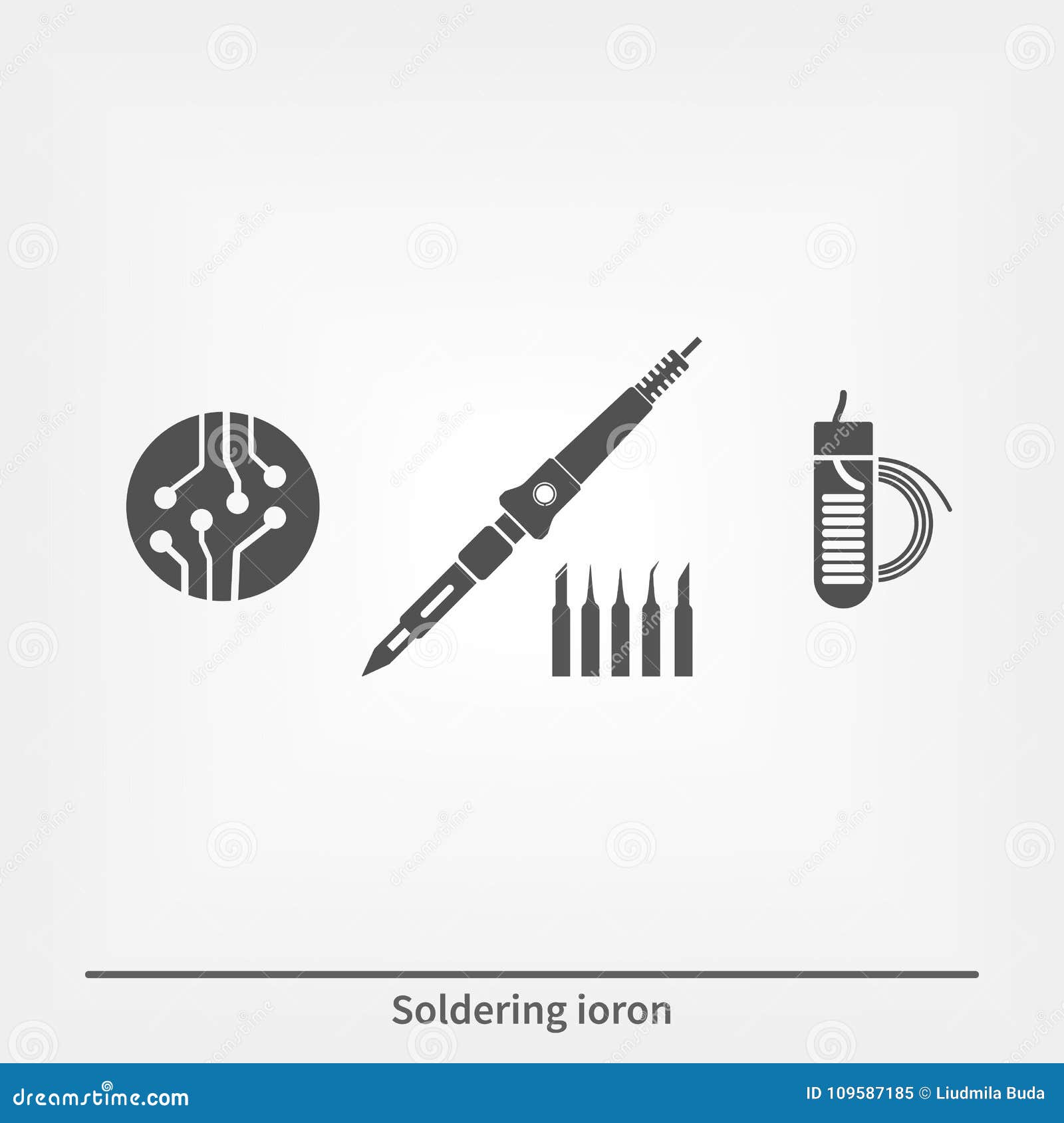 Soldering icons vector stock vector. Illustration of sign - 109587185
