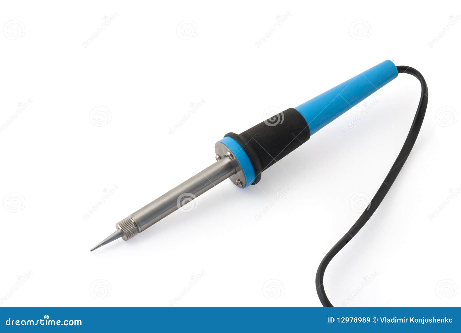 Soldering iron stock image. Image of background, instrument - 12978989
