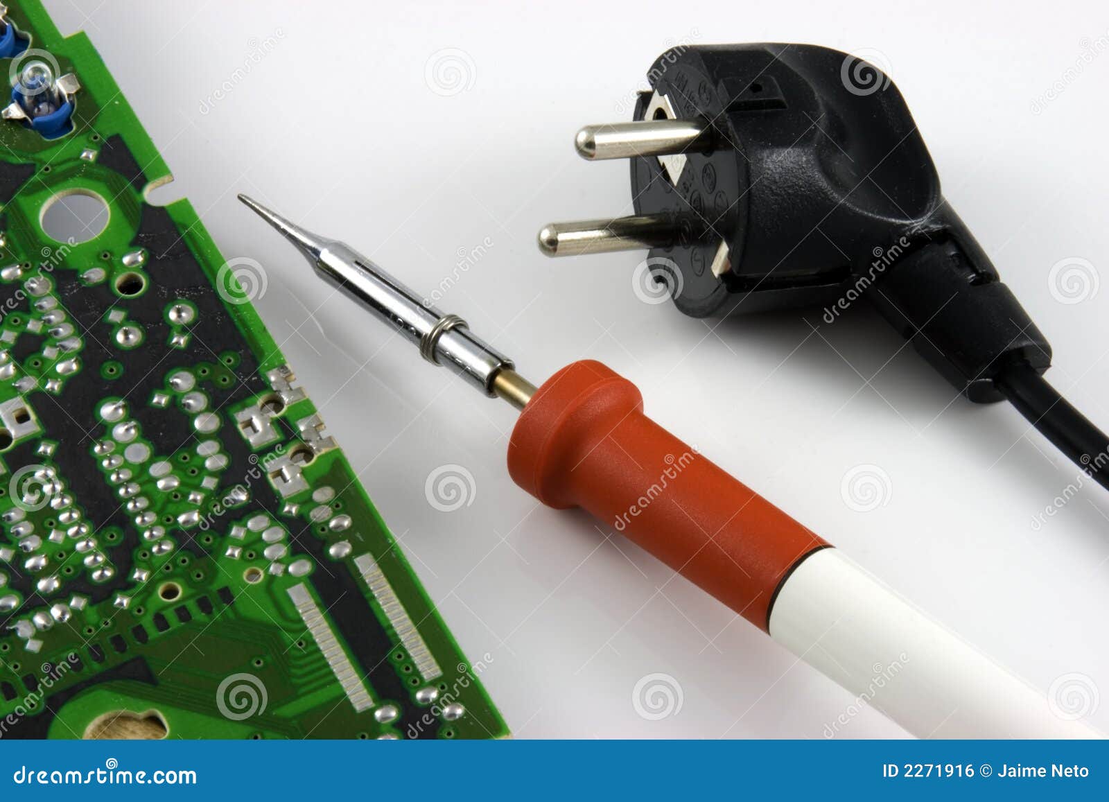 Soldering Iron stock photo. Image of soldering, electronics - 2271916