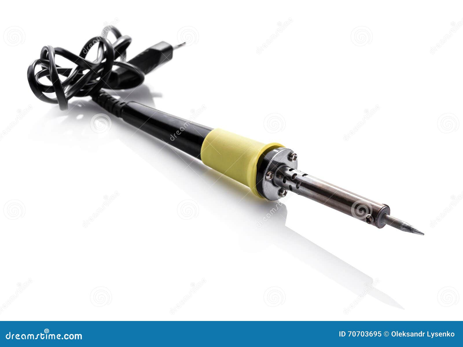 The soldering iron stock image. Image of industry, closeup - 70703695