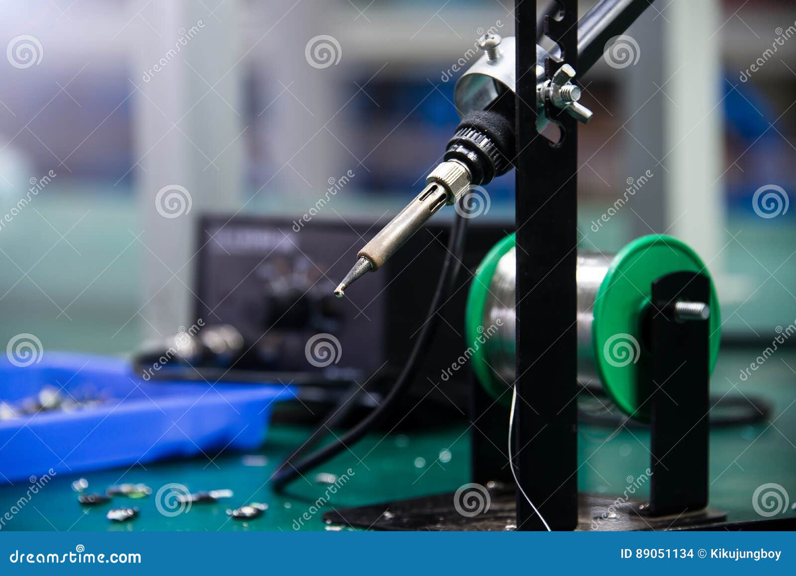 Soldering Iron and Tin String Stock Photo - Image of handle, lead: 89051134