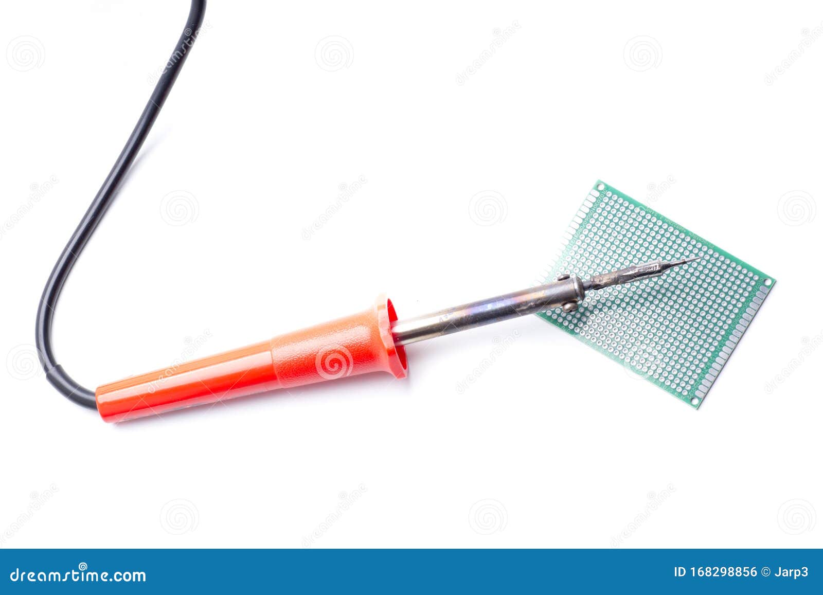 Red pcb soldering stock photo. Image of printed, board - 168298856