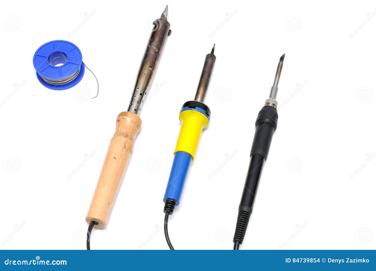 Soldering Irons stock photo. Image of blue, background - 84739854