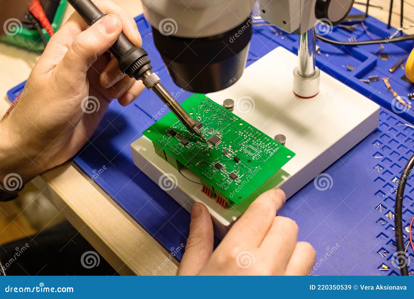 Soldering Process Royalty-Free Stock Photo | CartoonDealer.com #17121711