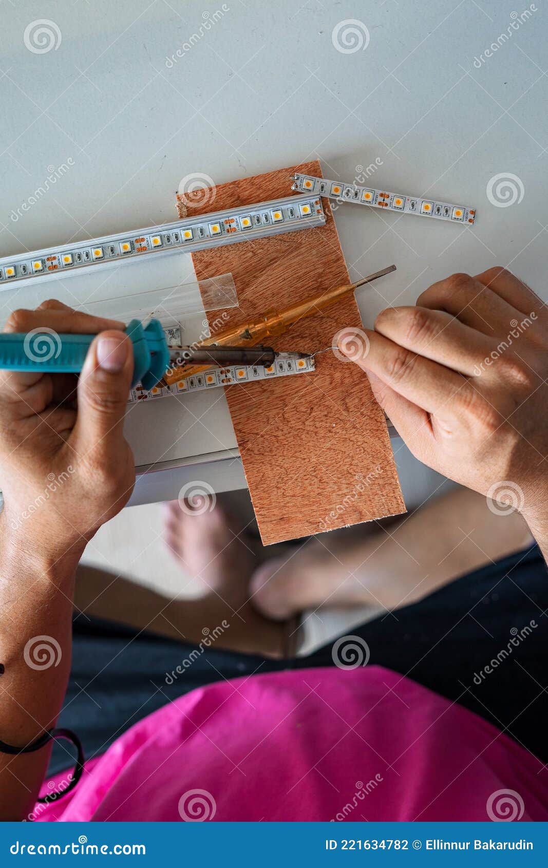 Soldering or Welding LED Strips for Electronics Jobs. Making ...