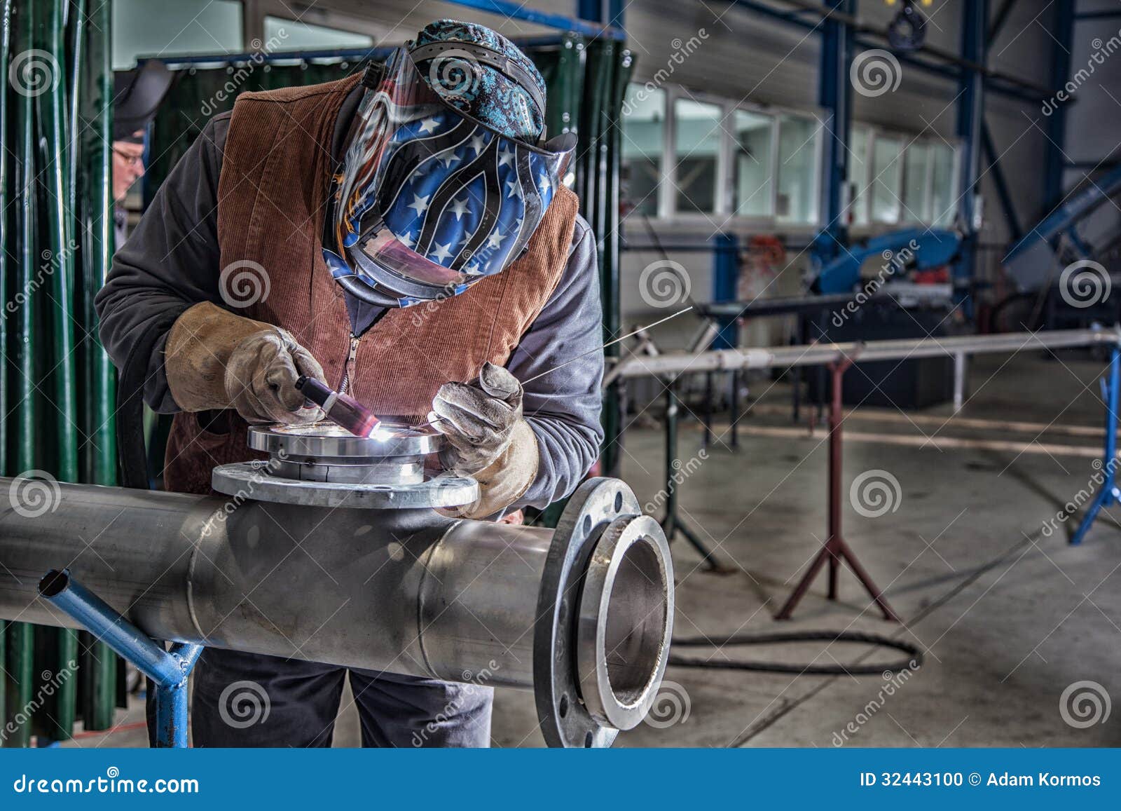 Soldering stock photo. Image of protective, vehicle, worker - 32443100