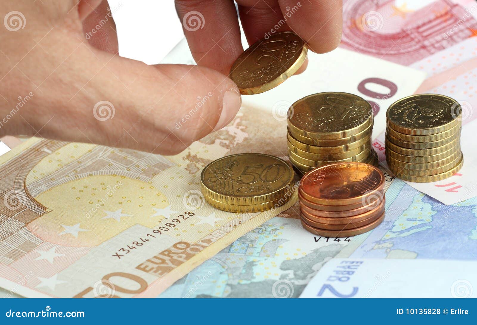 Soldi fotografia stock. Immagine di sfondo, spenda, europa - 10135828