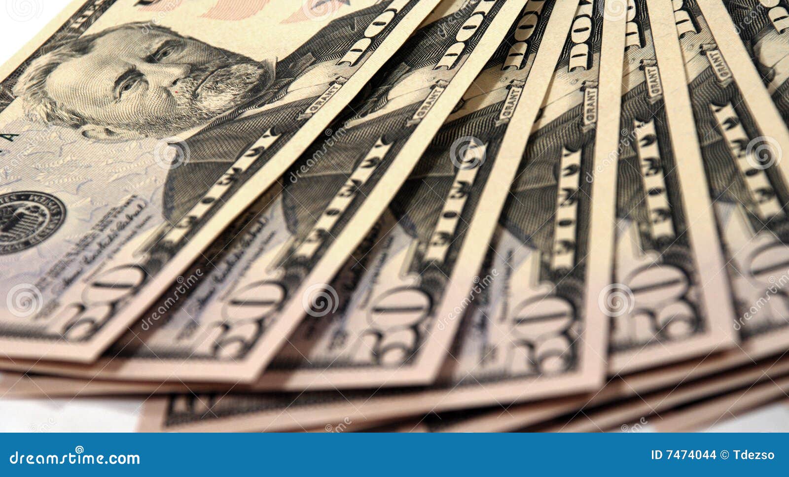 Soldi americani fotografia stock. Immagine di contanti - 7474044