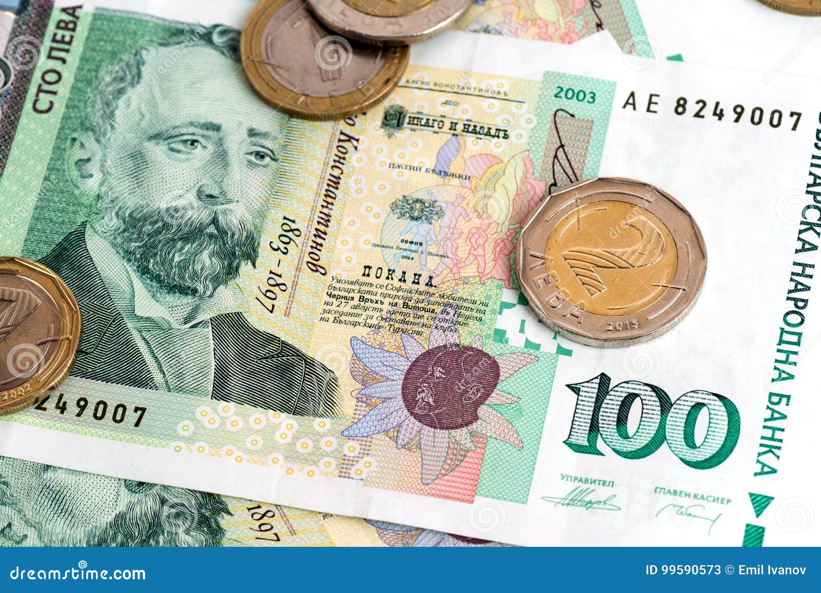 Soldi Bulgari BGN - Banconote E Monete Immagine Stock - Immagine di ...