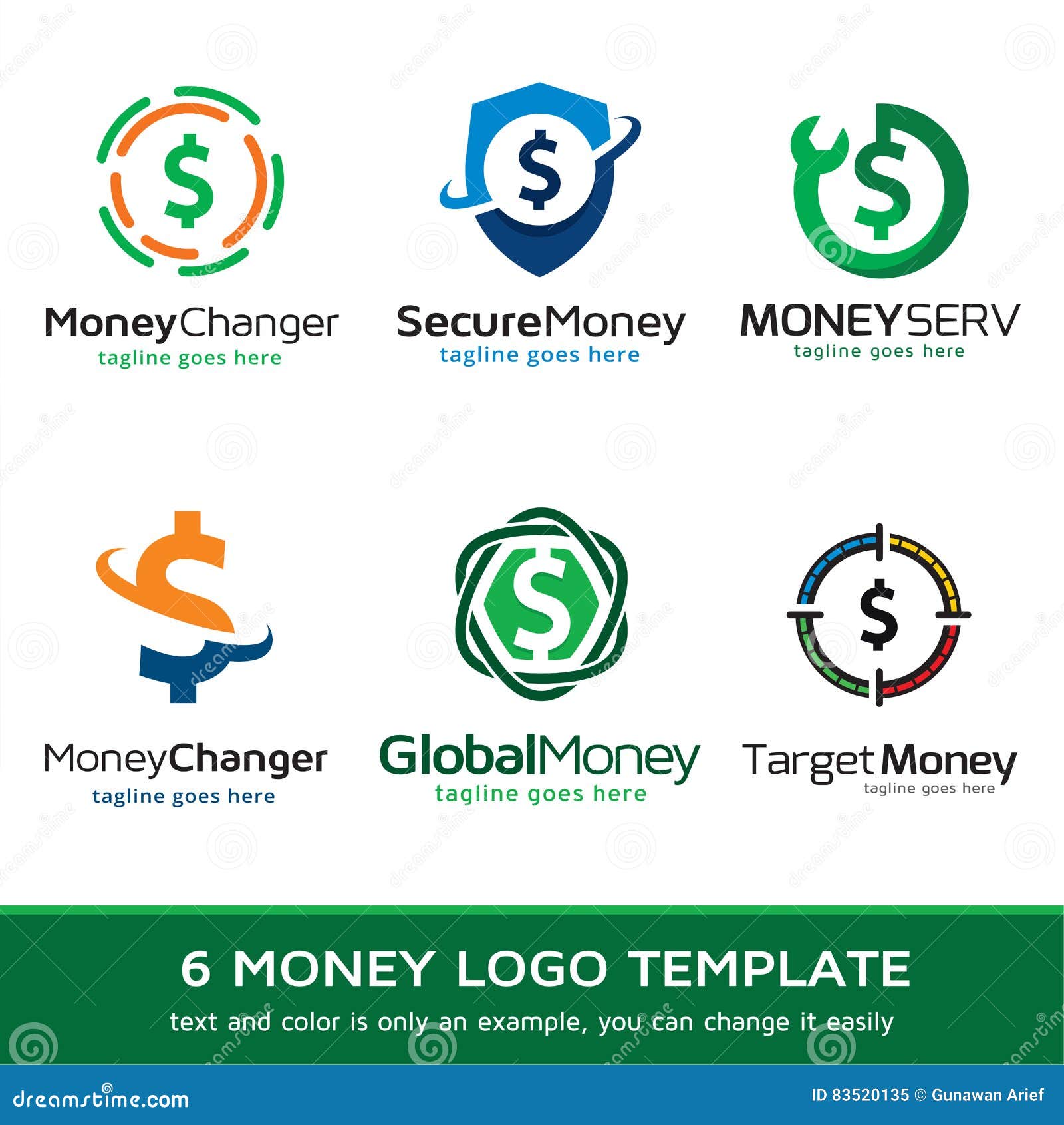 Soldi Logo Template Design Vector Illustrazione Vettoriale ...