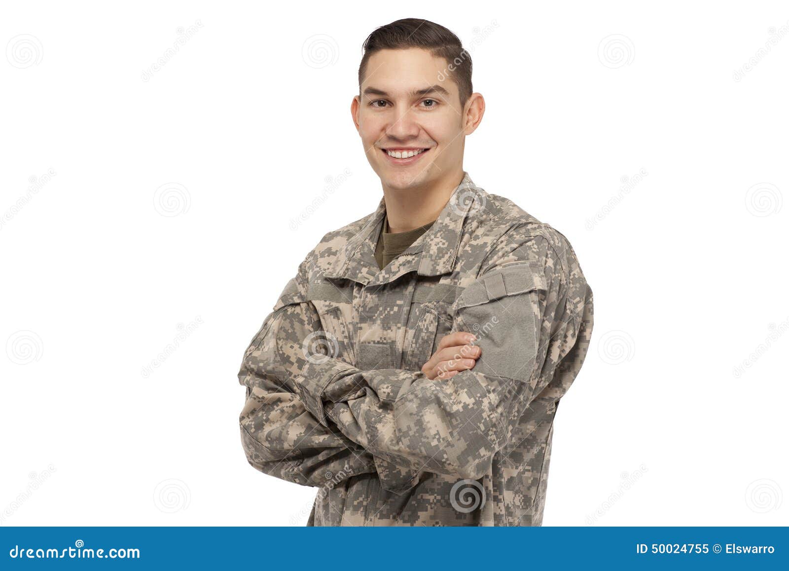 Soldier with arms crossed stock image. Image of crossed - 50024755