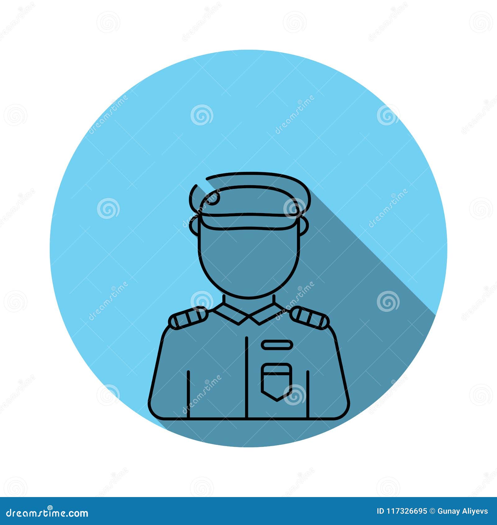 Soldier Avatar People Icon Cartoon Vector | CartoonDealer.com #129729605