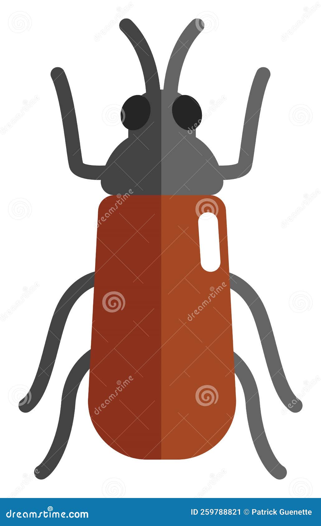 Soldier Beetle Bug, Icon Icon Stock Vector - Illustration of firebug ...