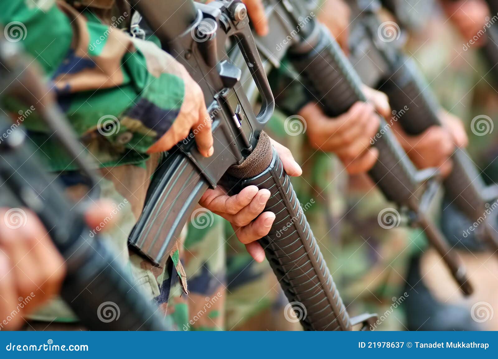 Soldier carrying gun stock image. Image of training, operation - 21978637