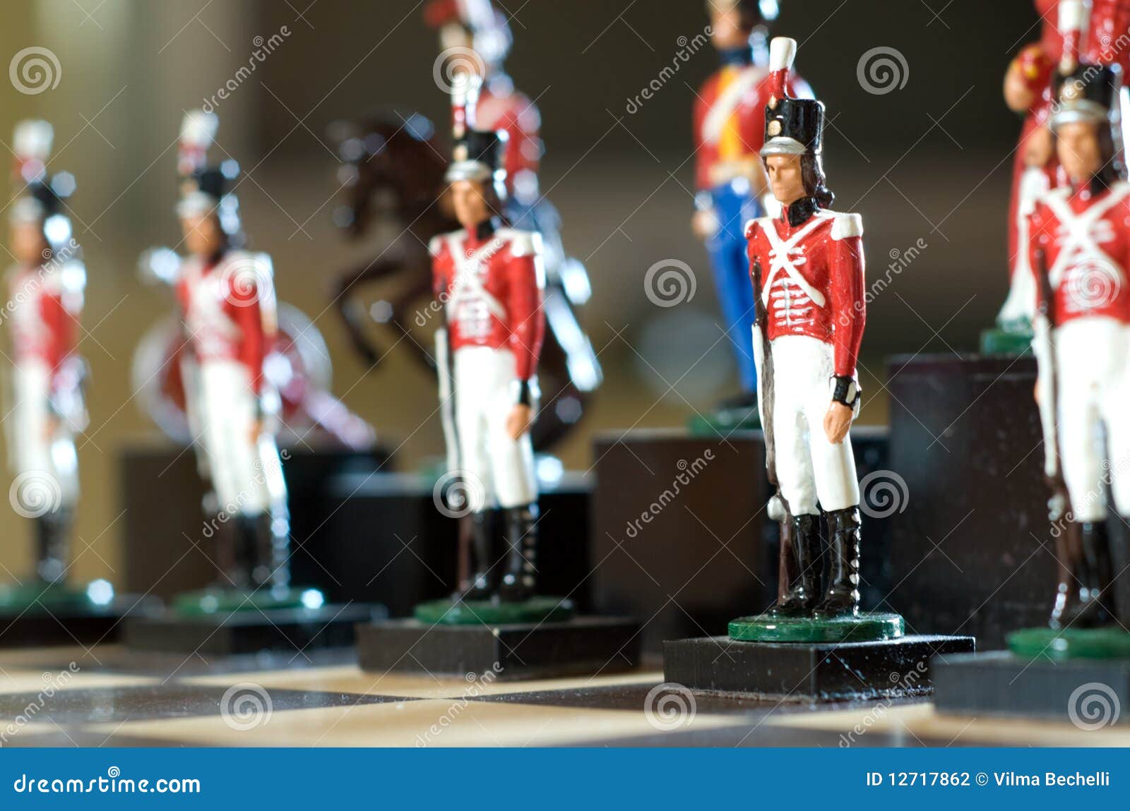 Soldier chess pieces stock photo. Image of pieces, game - 12717862