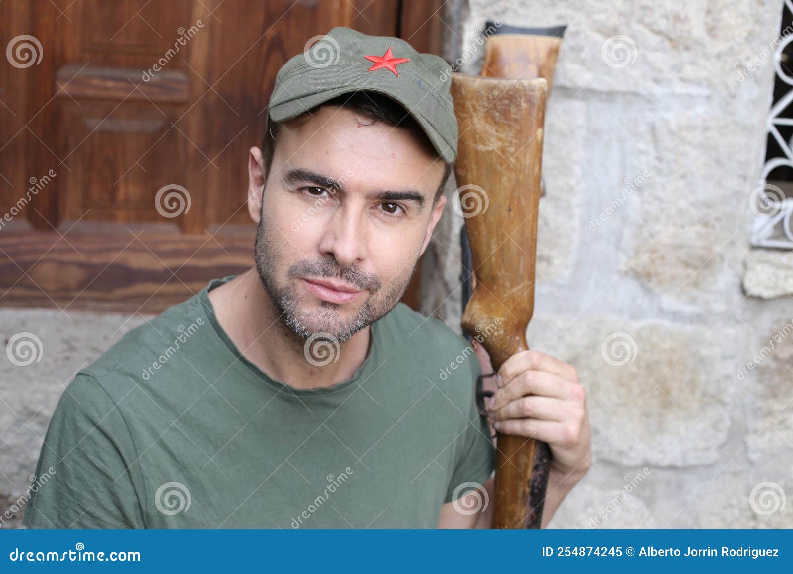 Soldier in the Communist Revolution Stock Image - Image of authority ...