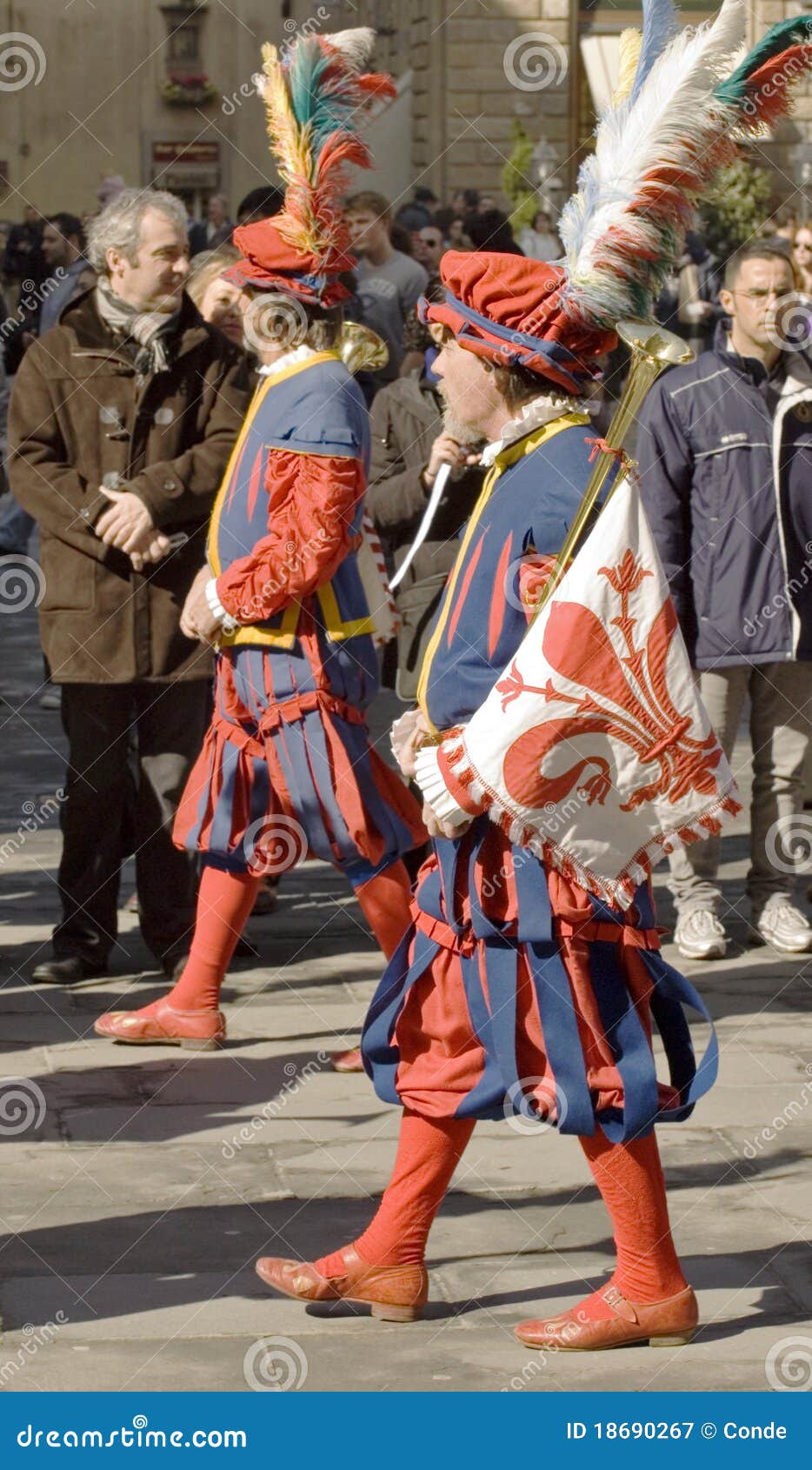 Soldier,florence. editorial photography. Image of music - 18690267