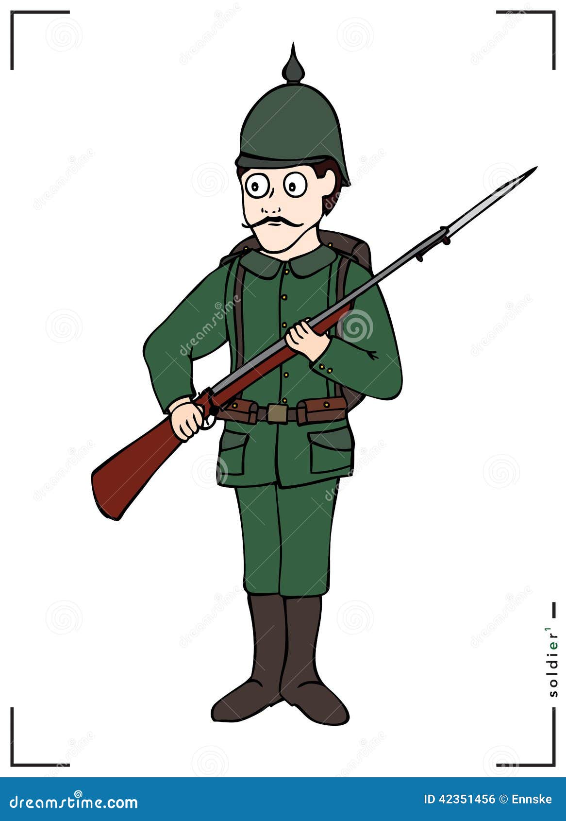Soldier_1 stock vector. Illustration of worldwar, german - 42351456