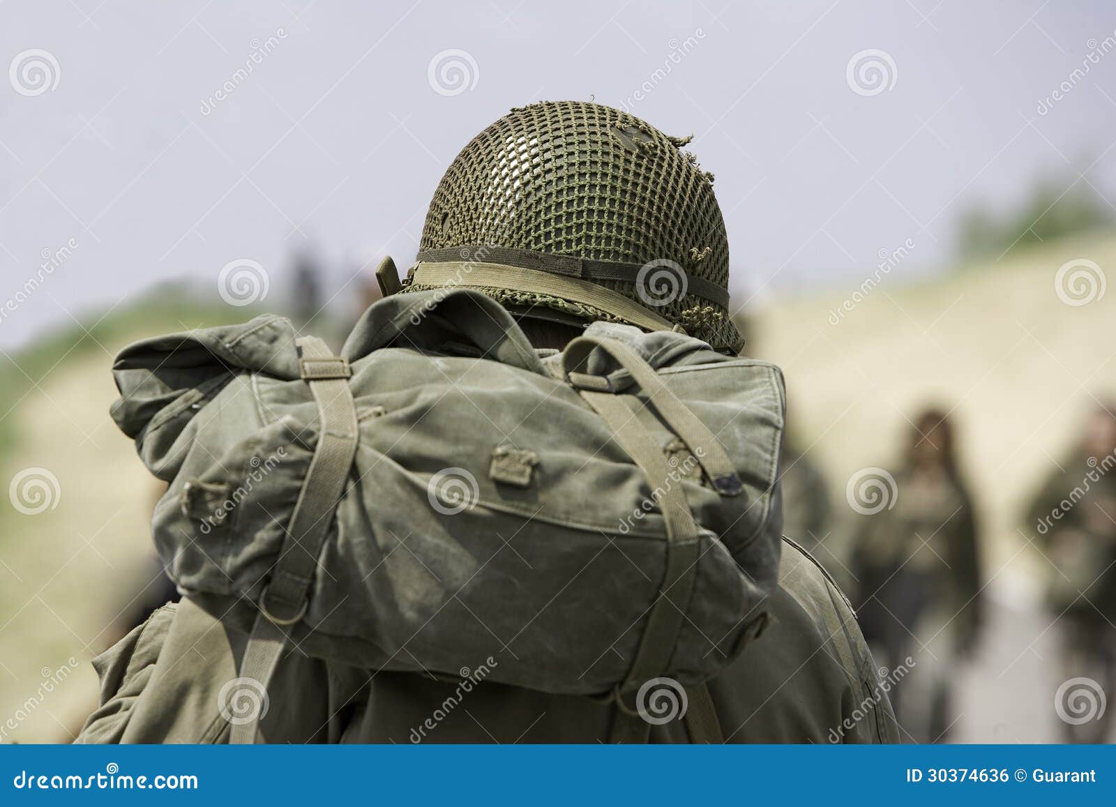 Soldier with helmet stock photo. Image of history, forces - 30374636