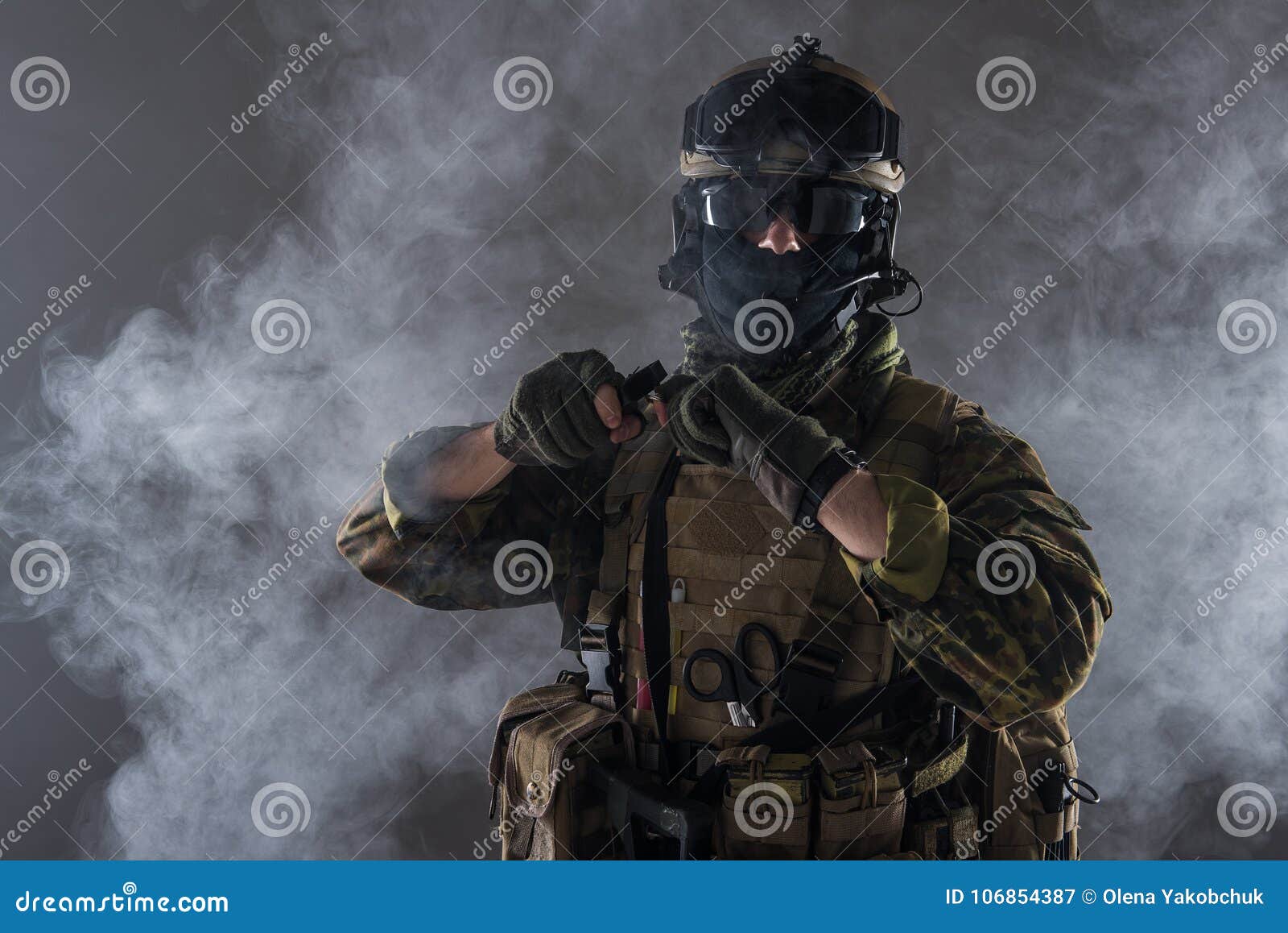 Soldier Keeping Bombshell in Arms Stock Image - Image of army ...