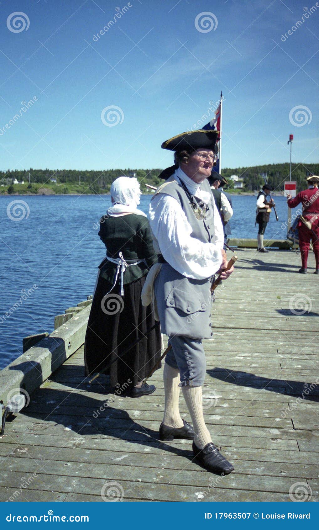 Soldier at Louisbourg Fortress Editorial Photography - Image of woman ...