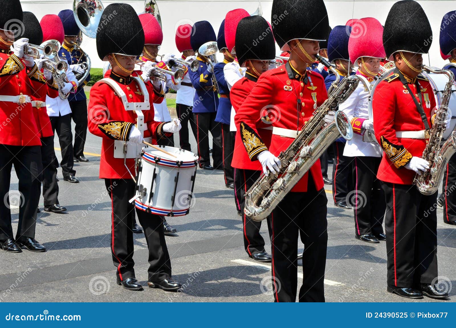 Soldier march band editorial image. Image of traditional - 24390525