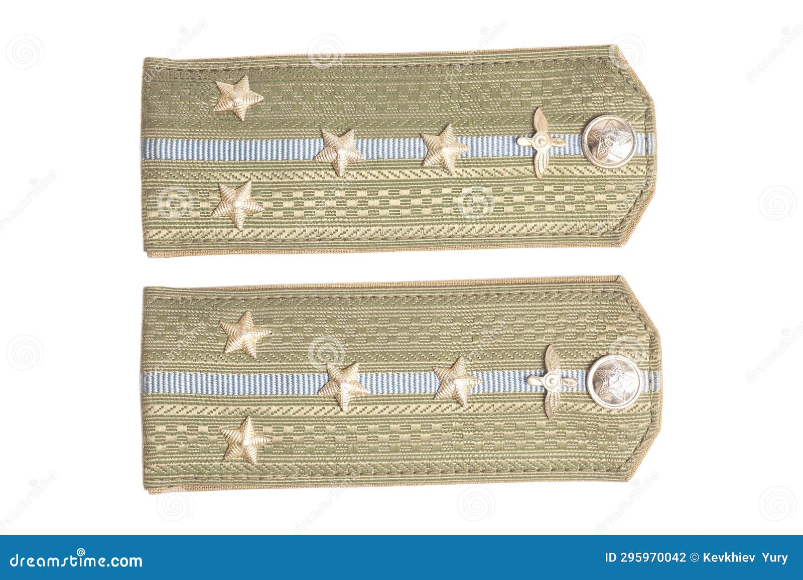 Soldiers Straps Soviet Times Different Types Of Troops. Stock Photo ...