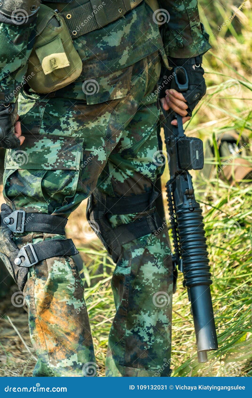 Soldier Ready for War Combat Stock Image - Image of command, prepare ...