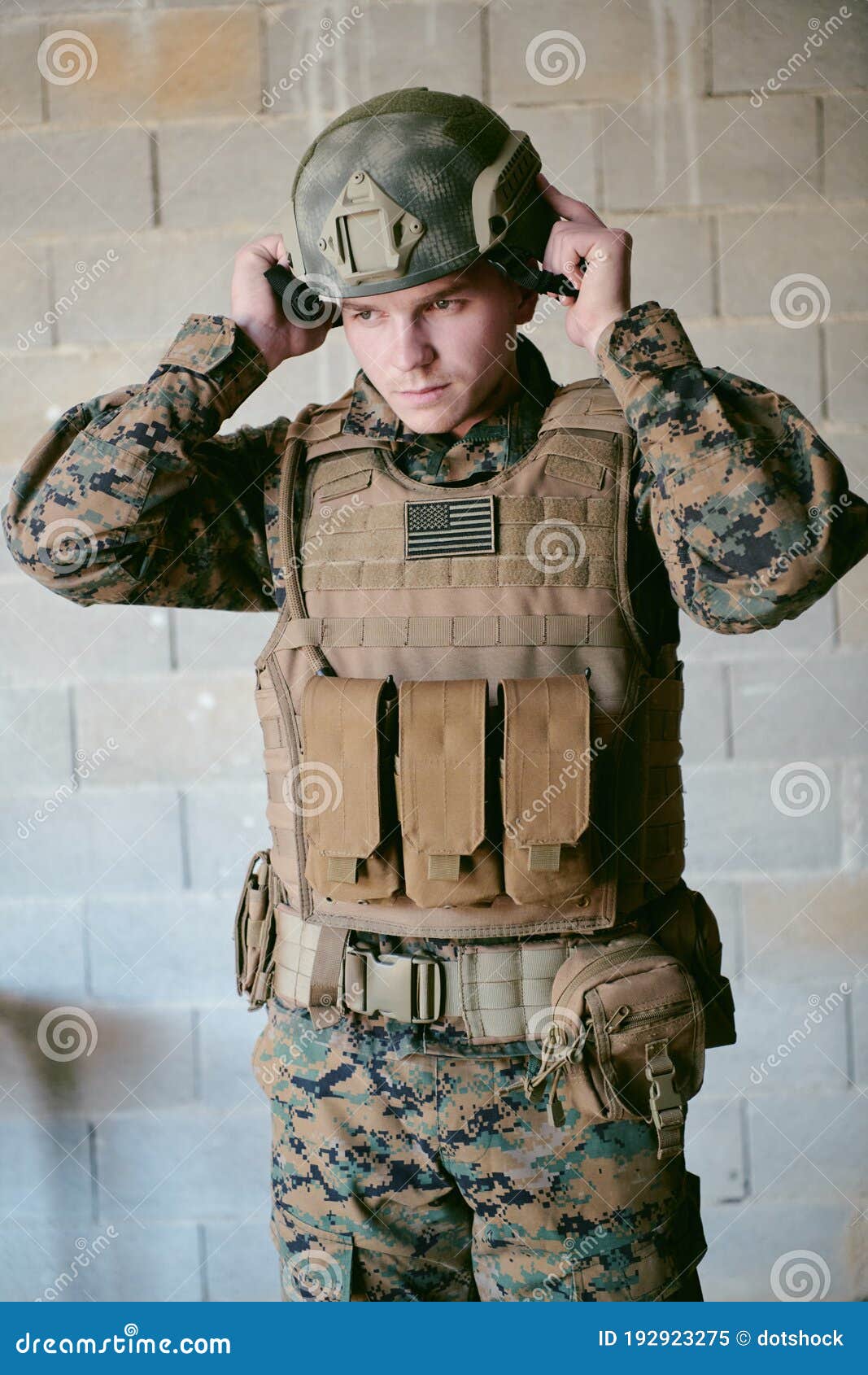 Soldier preparing stock image. Image of conflict, protection - 192923275