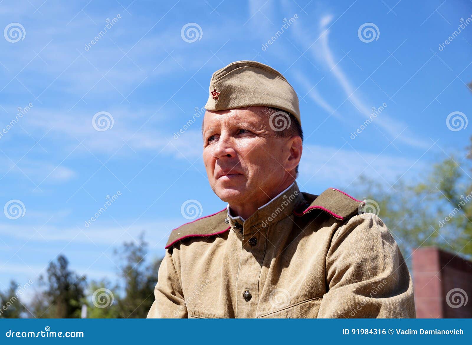 Soldier of Red Army in the Form of Times of World War II Stock Photo ...