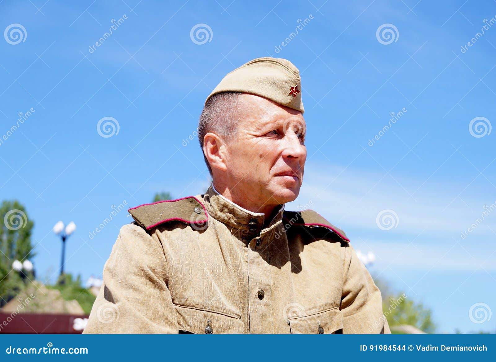 Soldier of Red Army in the Form of Times of World War II Stock Photo ...