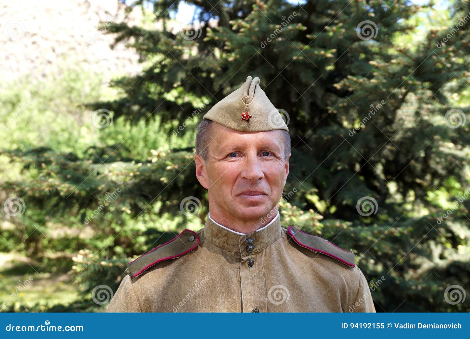 Soldier of Red Army in the Form of Times of World War II Stock Image ...