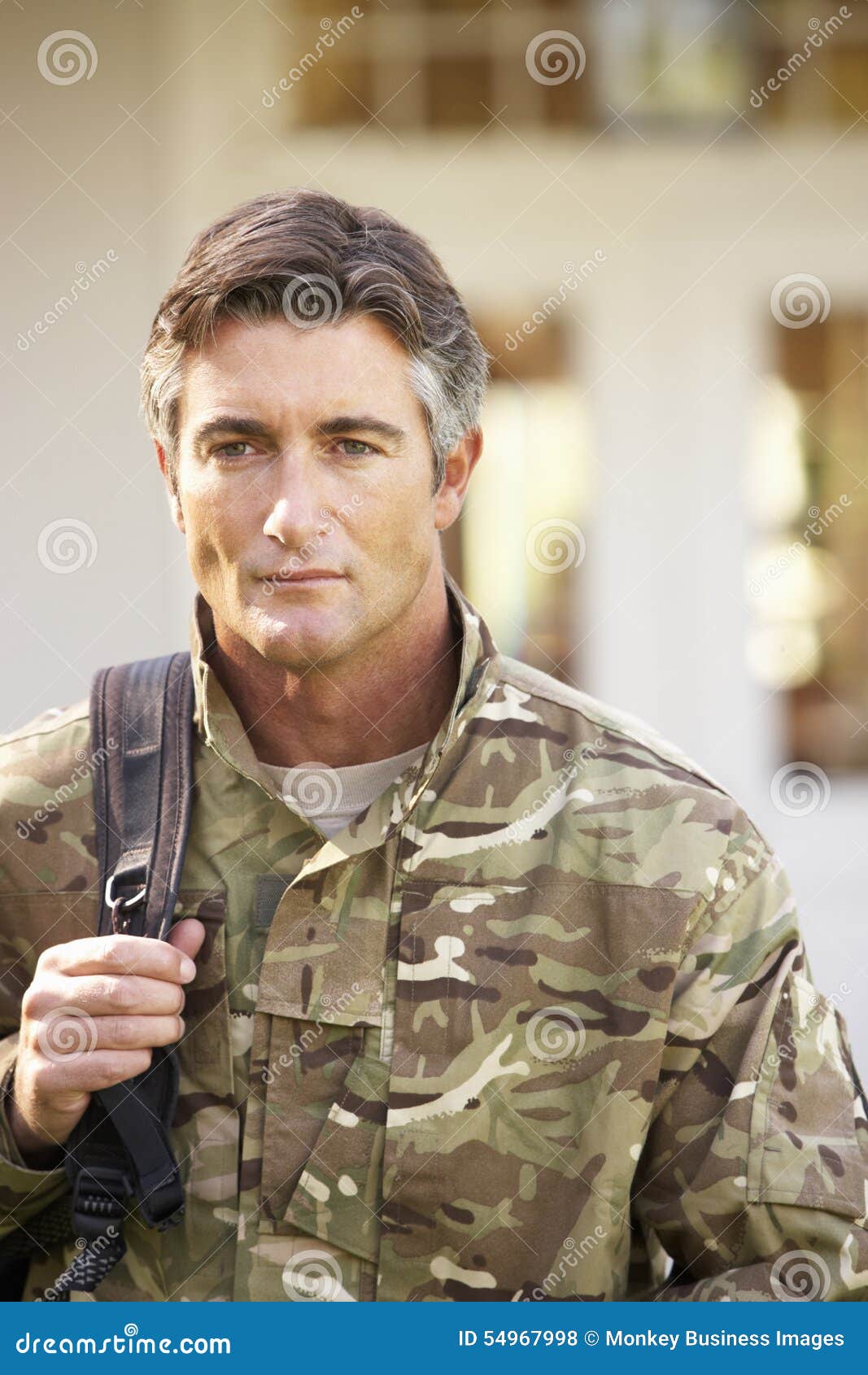 Soldier Returning To Unit after Home Leave Stock Photo - Image of ...